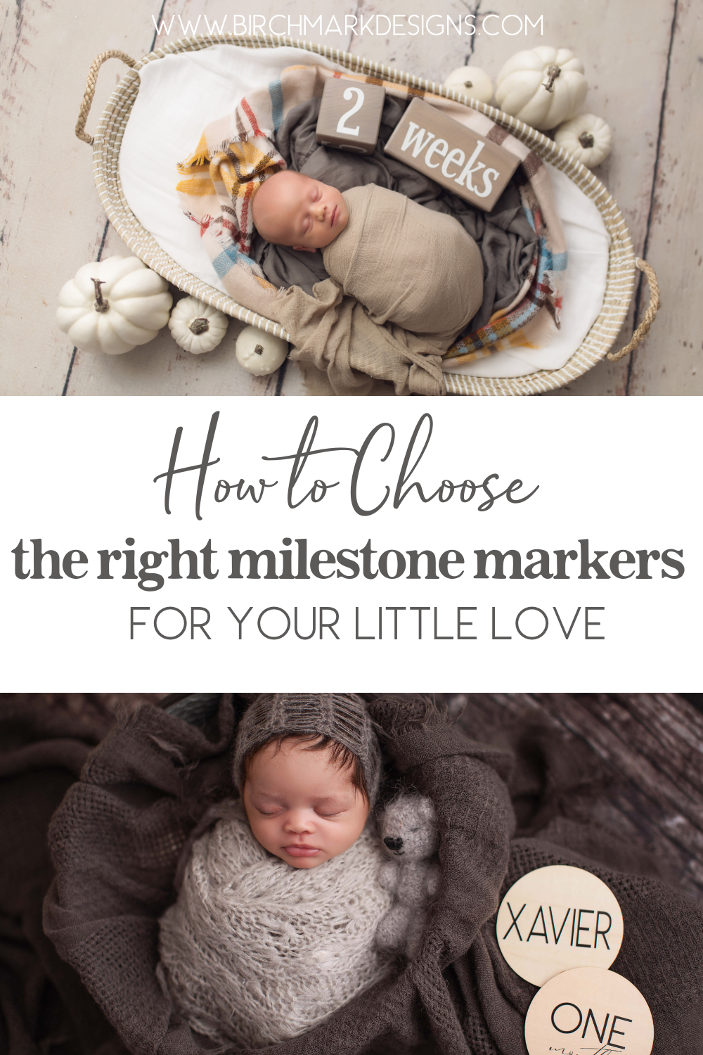 How to Choose The Best Baby Milestone Markers – Birchmark Designs