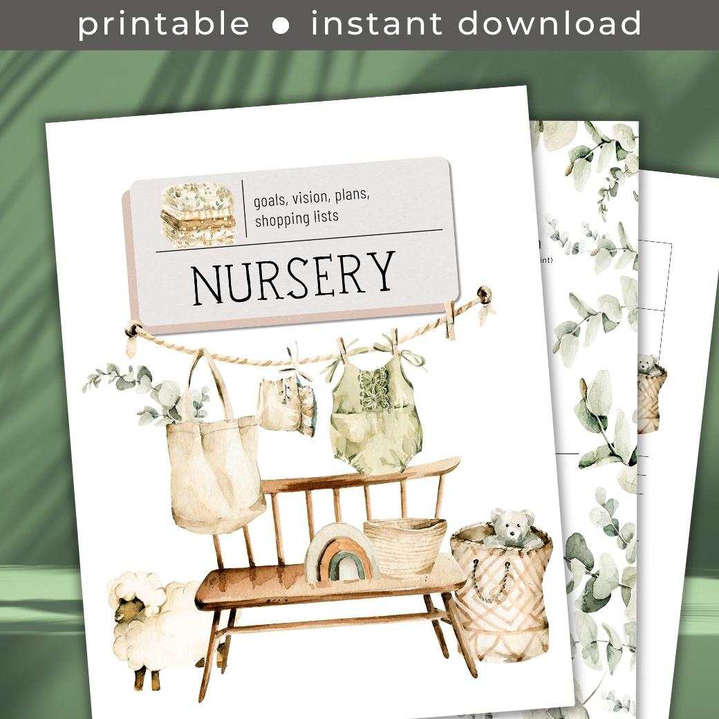 Boho Baby Nursery Planner – Birchmark Designs