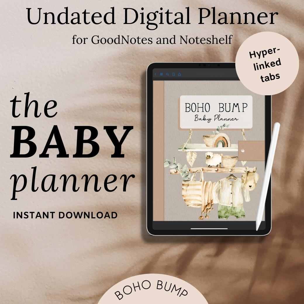 Digital Boho Baby Planner – Birchmark Designs