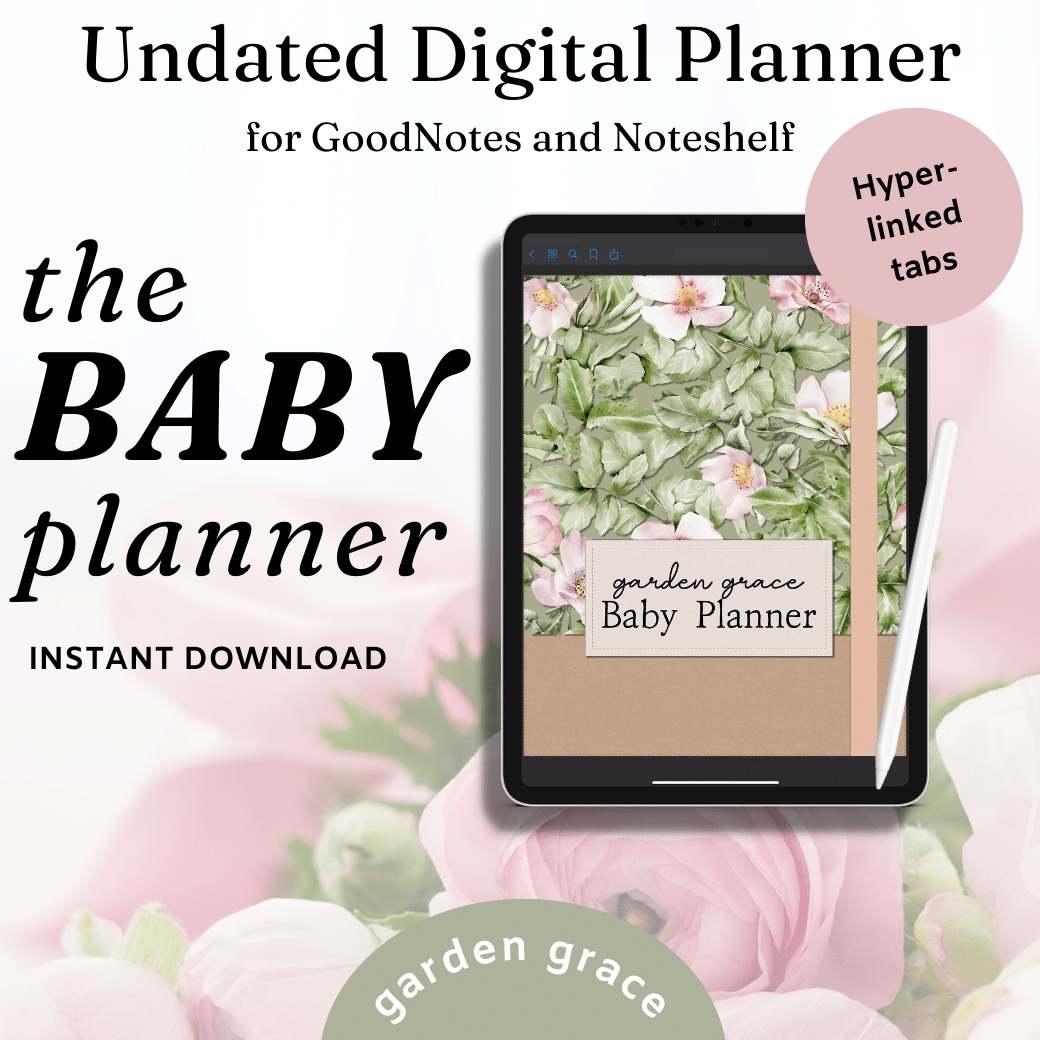Digital Garden Baby Planner – Birchmark Designs