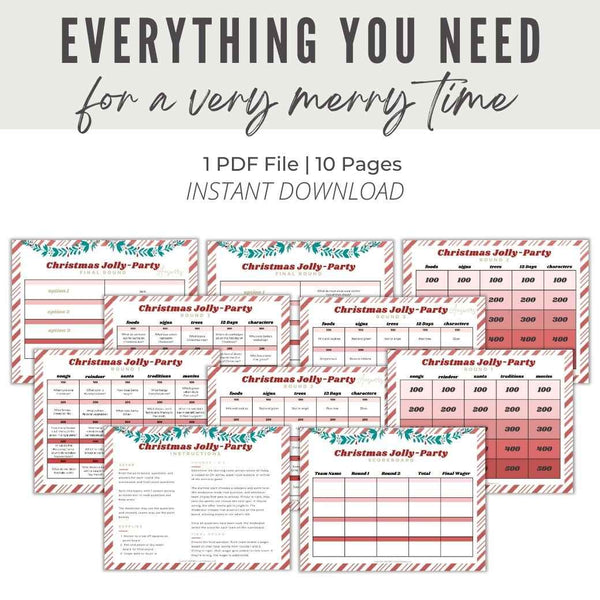 Printable Christmas Trivia Questions for Kids - Birchmark Designs