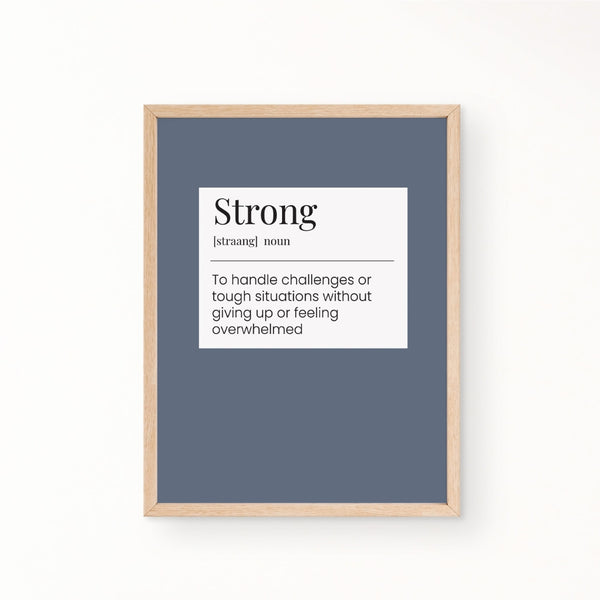 Printable I am Strong Poster Bundle - Birchmark Designs
