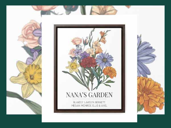 Craft Your Family's Story with Birth Flower Bouquets – Birchmark Designs