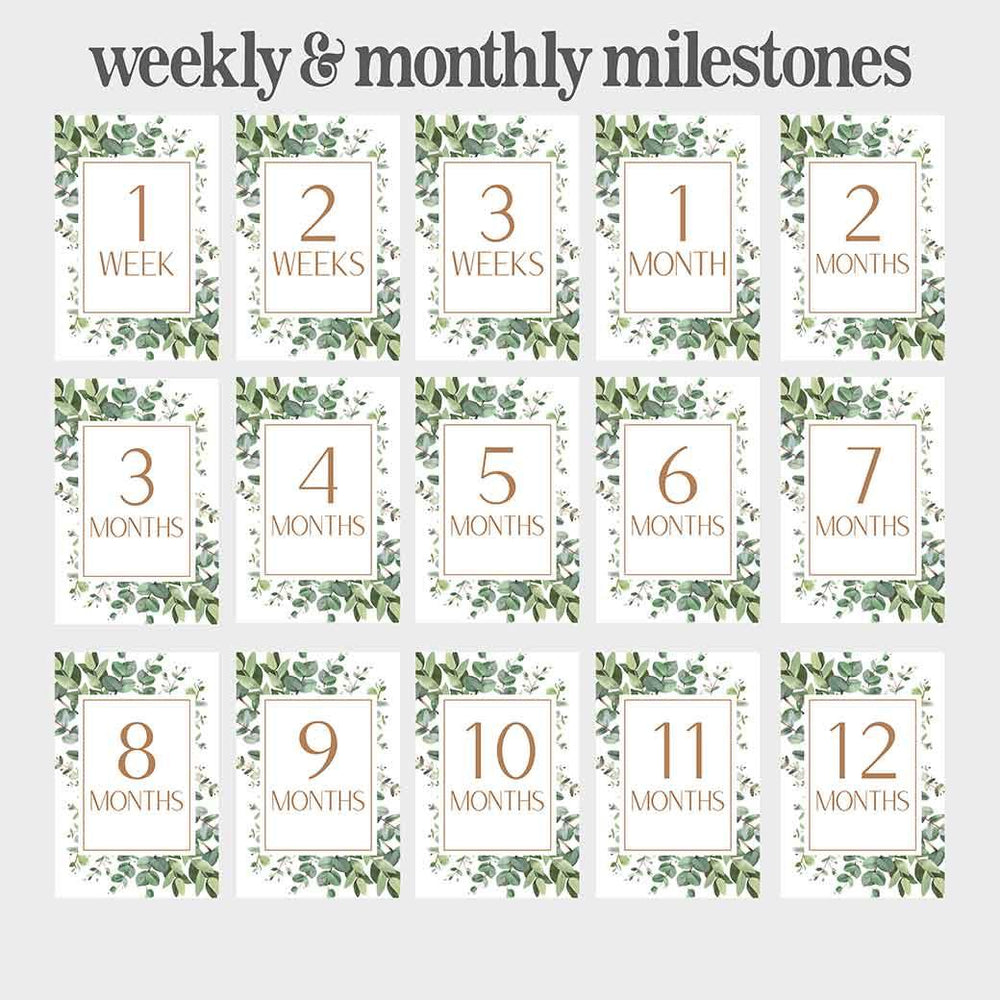 Printable Milestone Cards - Birchmark Designs