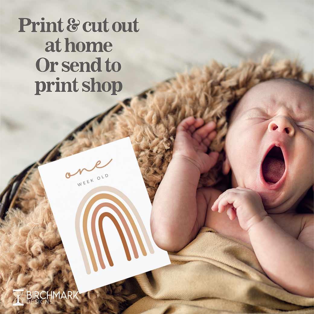 Printable Milestone Cards - Birchmark Designs