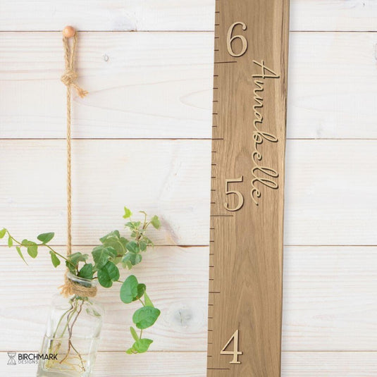 Personalized Wood Growth Chart Rulers – Birchmark Designs