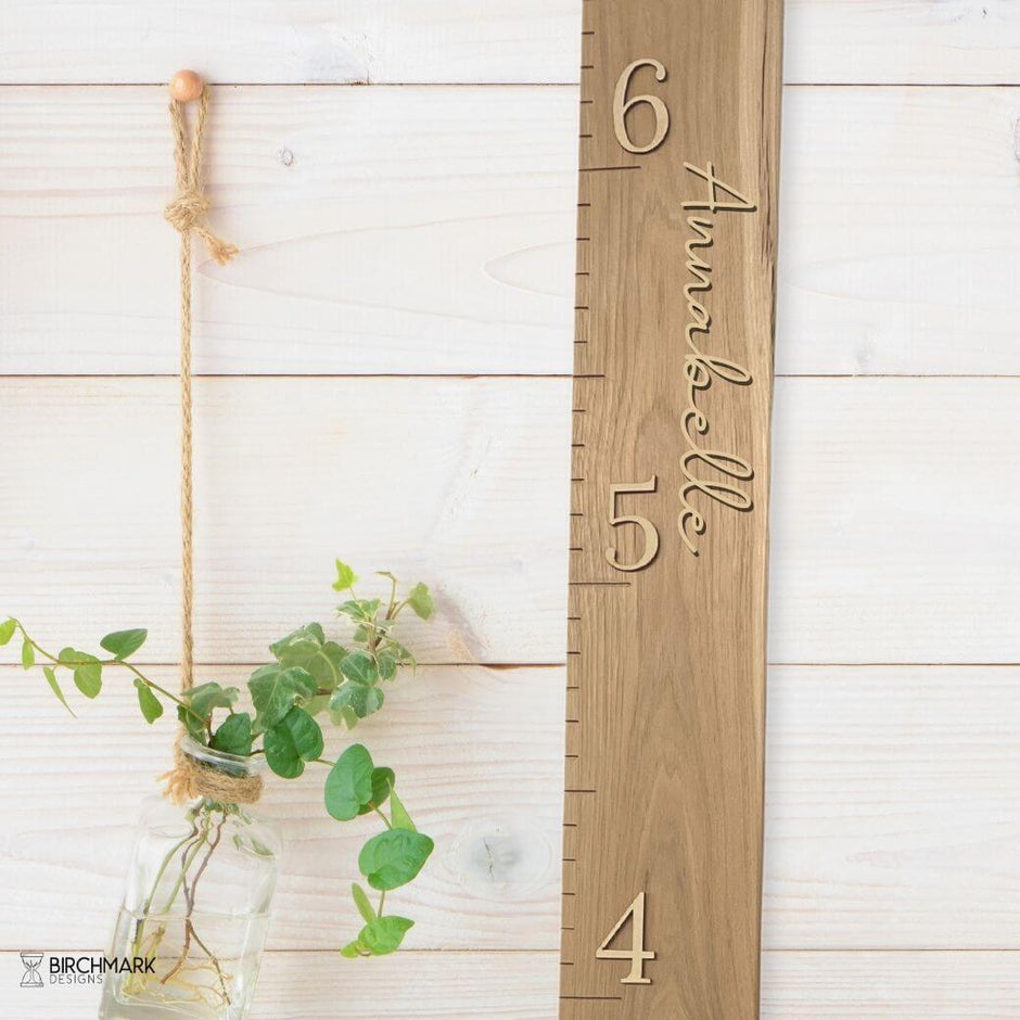 Personalized Wood Growth Chart Rulers – Birchmark Designs